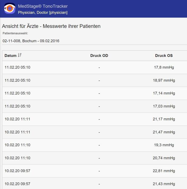 SmartTonoTracker (R): Digitales Augendruckmonitoring bei Glaukom mit ...